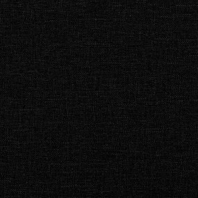 2dílná sedací souprava s poduškami černá textil 3201604