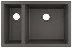 Hansgrohe - Podstavný granitový dřez S510-U635, kamenná šedá 43433290