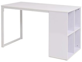245721 vidaXL Psací stůl 120 x 60 x 75 cm bílý