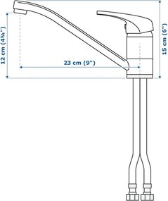 SUNDSVIK Kuchyňská páková baterie, pochromované