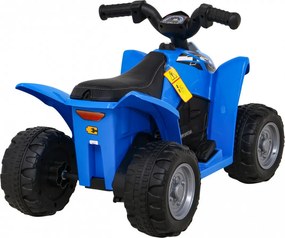 Ramiz Čtyřkolka Honda 250X TRX na baterie modrá + klakson + LED + ekokůže