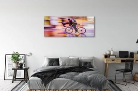 akrylový obraz Bike světla muže 120x60 cm