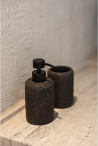 Tmavě šedý kelímek na zubní kartáčky z polyresinu Suds – S|P Collection