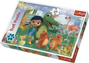 Trefl - Puzzle - Wissper a zvířecí přátelé MAXI / 24 dílků / 60 x 40 c