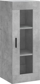 Skříň highboard betonově šedá 34,5x34x180 cm kompozitní dřevo 3199509