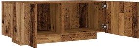 Noční stolek starého dřeva 100 x 35 x 40 cm kompozitní dřevo 3329173