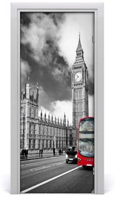 Fototapeta samolepící na dveře Big Ben Londýn 75x205 cm