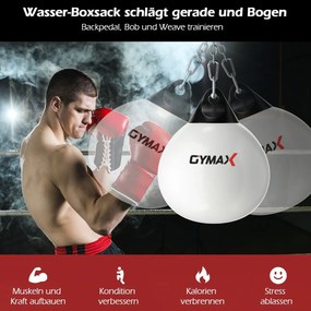 Costway Ø 45 cm vodní boxovací pytel 50 kg boxovací pytel