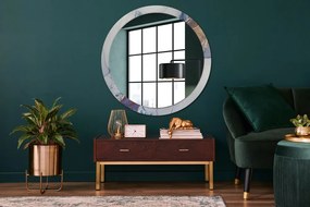 Kulaté dekorativní zrcadlo Abstraktní tekuté umění fi 100 cm