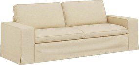 Set pohovek 2 ks Krémová textil 3407593