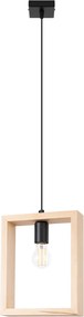 Sollux Lighting Závěsné svítidlo ARIES přírodní dřevo
