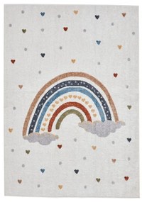 Krémový dětský koberec 80x150 cm Vida Rainbow – Think Rugs