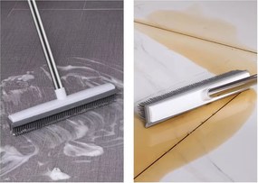 Verk Group Gumovo-silikonový smeták s kovovou rukojetí 120 cm