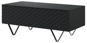 Konferenční stolek Scalia 2K 120 cm - černý mat / černé nožky