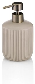 KELA Dávkovač mýdla Adele keramika šedá 400 ml KL-23740