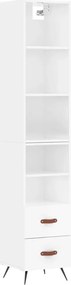 vidaXL Skříň highboard 34,5 x 34 x 180 cm kompozitní dřevo [3189735] Barva: Betonová šedá