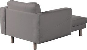 Potah na IKEA Norsborg šezlong s loketními opěrkami barva béžová látka pletený vzor
