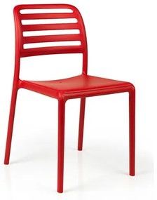 NARDI GARDEN - Židle COSTA BISTROT červená
