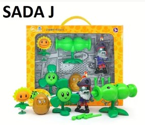 Silikonové figurky ze hry Plants vs Zombies 2 Set: sada J