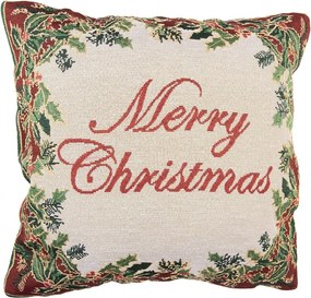 Vánoční dekorační polštář Merry Christmas - 44*44*4 cm