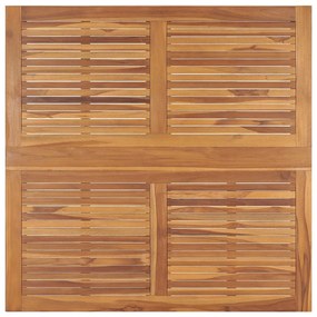 Skládací zahradní jídelní stůl 110 x 110 x 75 cm masivní teak,  318481