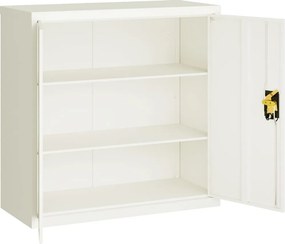 Kartotéka bílá 90 x 40 x 90 cm ocel 339728