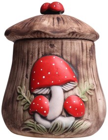 Dóza na sušené houby Popis: Dóza malá - muchomůrka