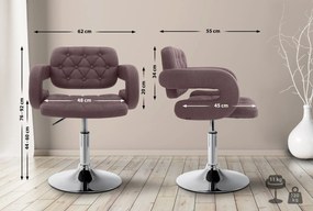Relaxační křeslo Dublin látka – hnědá