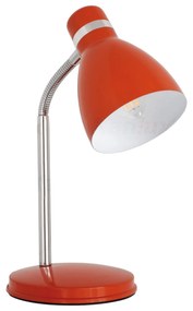 LUMINES Kancelářská stolní lampa ZARA, 1xE14, 40W, oranžová 7563