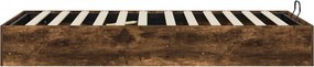 Ottoman postel Uzený Dub 203 x 90 x 25 cm Dřevěný materiál 3409257