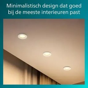 Philips Peridot bílá / Zápustné svítidlo / 3x GU10 / max. 7W / IP20