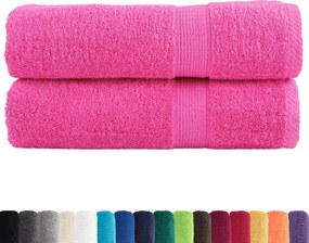 Prémiové osušky SOLUND 2 ks růžové 100x150 cm 600 g/m² 137527