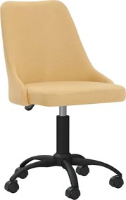 vidaXL Otočné jídelní židle 6 ks textil [3090186] Barva: Žlutá