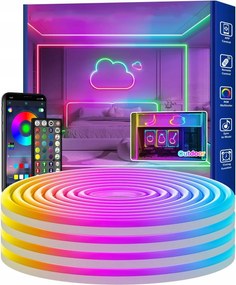 Led Pásek Barevný Voděodolný 30 M Rgb Dálkový Ovladač Led Pásek