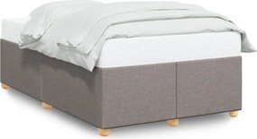 Rám postele bez matrací taupe 120x190 cm textil 3284719
