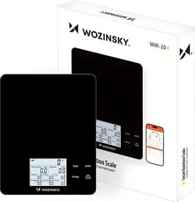 Wozinsky WIK-10 černá / Chytrá kuchyňská váha / Bluetooth / digitální