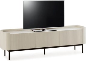 Krémový TV stolek 180x55x40 cm Willa – MOME