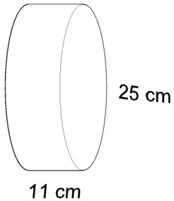 Sollux SL.0128 - Nástěnné svítidlo ARENA 1xE27/15W/230V šedá