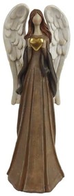 Dekorace anděl X5504-20 - 8 × 7 × 21 cm
