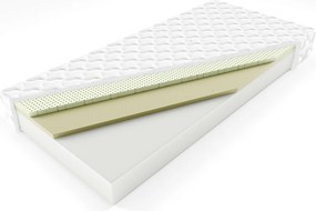 KAC Pěnová matrace s paměťovou pěnou VISCO a latexem MONTE 140 x 200 cm 17 cm