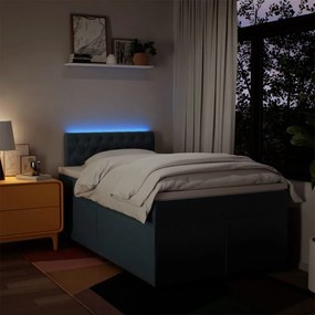 Box spring postel s matrací černá 120x190 cm textil 3288140