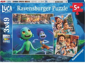 Ravensburger puzzle disney pixar: luca 3x49 dílků