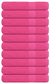 Saunové osušky FROGN 10 ks růžové 80x200 cm 360 g/m² 137057