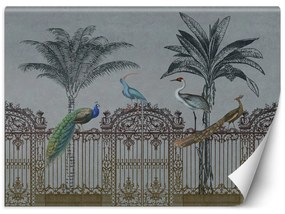 Gario Fototapeta Ptáci na temné bráně - Andrea Haase Materiál: Vliesová, Rozměry: 200 x 140 cm