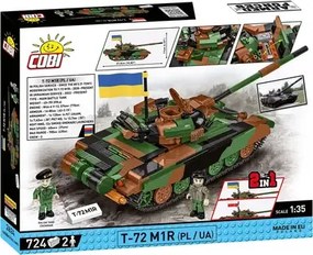 COBI 2624 Armed Forces T-72 M1R (PL/UA) / 724 kostek / 2 figurky / 1:3