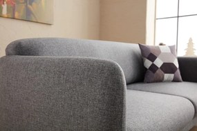 Hanah Home Rohová pohovka VENUS šedá levá 825BLC2767