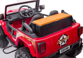 Ramiz Auto Jeep Monster červené