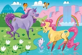 Clementoni PUZZLE Věřím v jednorožce / 2x20 dílků / od 3 let