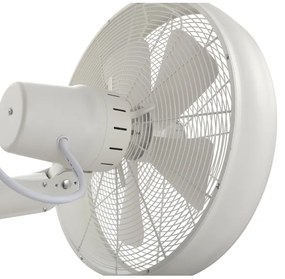 Lucci Air 213128EU - Nástěnný ventilátor BREEZE 55W/230V bílá + dálkové ovládání
