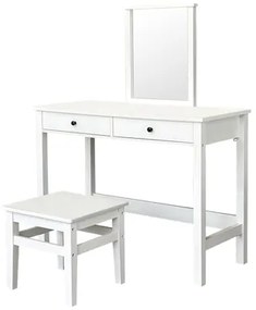 Toaletní stolek se zrcadlem a stoličkou SEDGAR